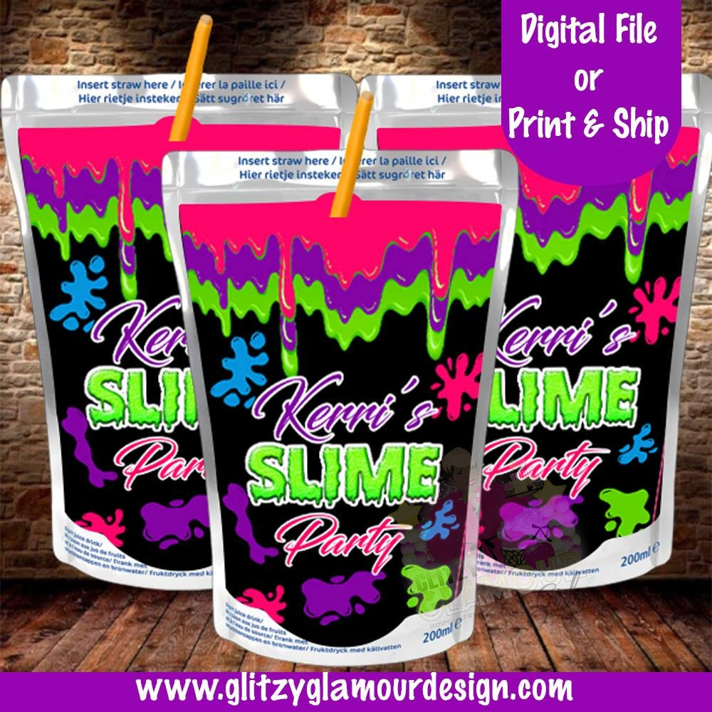 Slime Capri Sun – Glitzy Glamour Designs