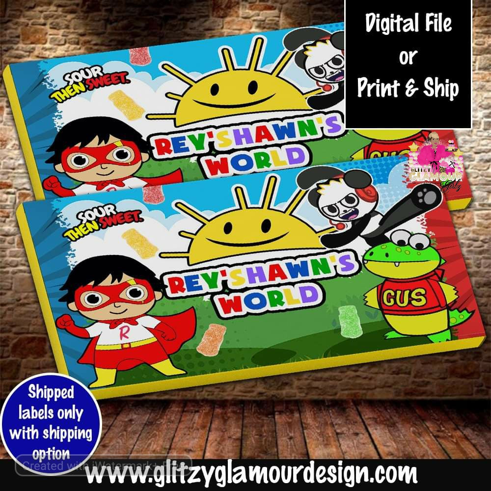 Ryan's World Sour Patch Box – Glitzy Glamour Designs